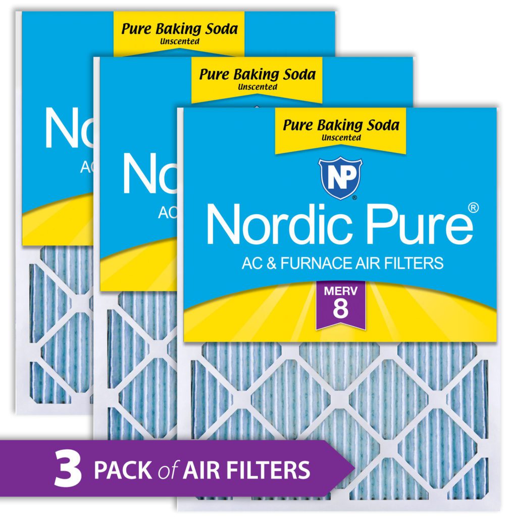 Home Furnace Air Filter 14x25x1 Pure Baking Soda HVAC AC Replacement
